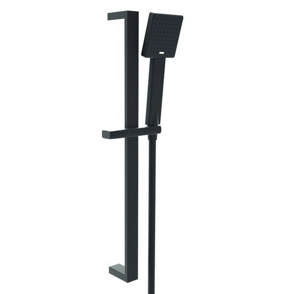 Kartell Nero Square Slide Rail Kit Mersey Bathrooms Ltd