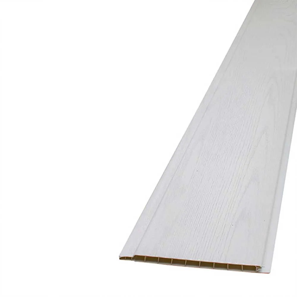 White Ash V Groove Ceiling 4500x165x10mm PVC Panels – Mersey Bathrooms Ltd