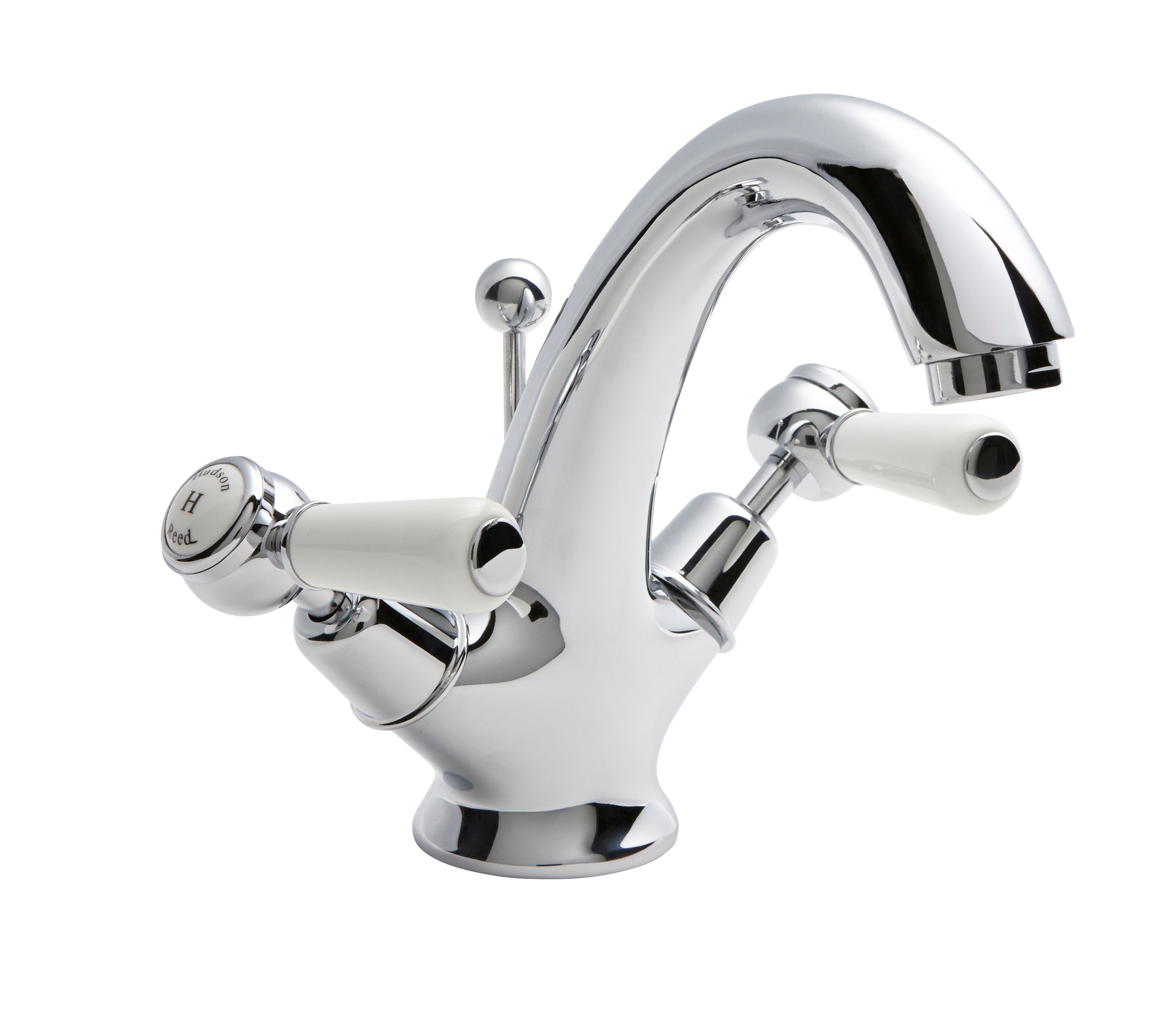 HR White Topaz With Lever Handle Mono Basin Mixer – Mersey Bathrooms Ltd
