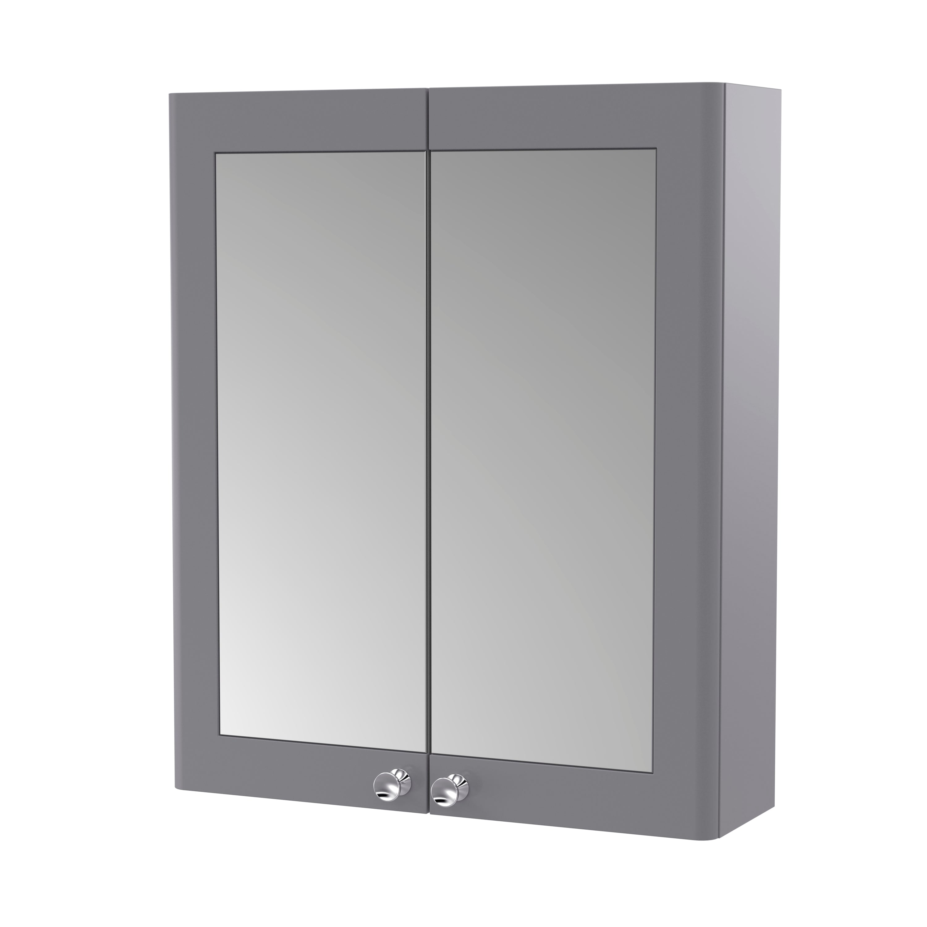 Classique Wall Hung 2 Door Mirror Cabinet, 600mm – Mersey Bathrooms Ltd
