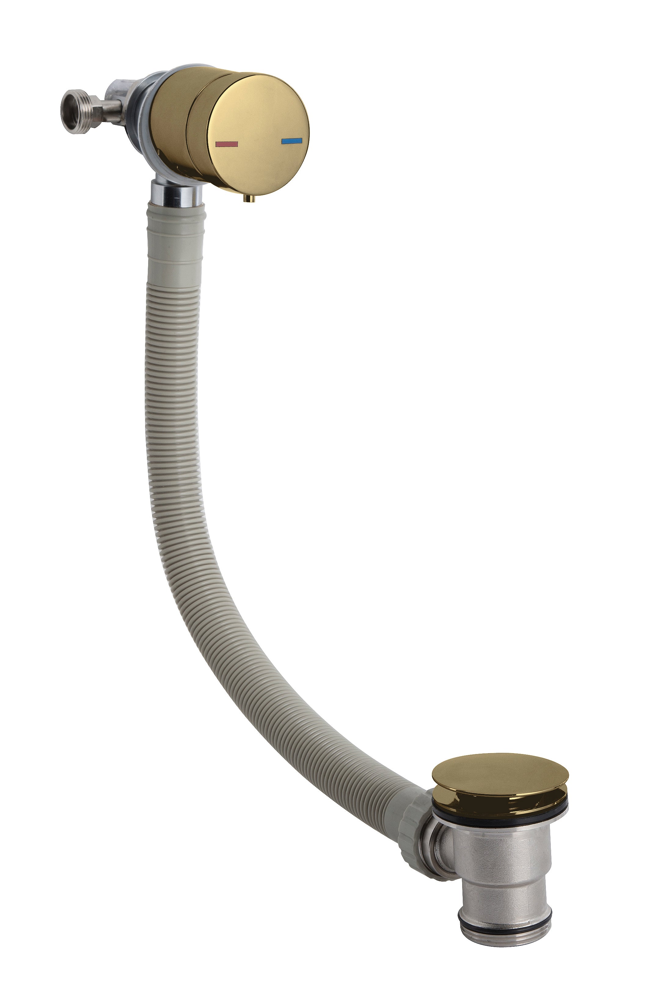 Series 2 Round Freeflow Bath Filler & Waste – Mersey Bathrooms Ltd