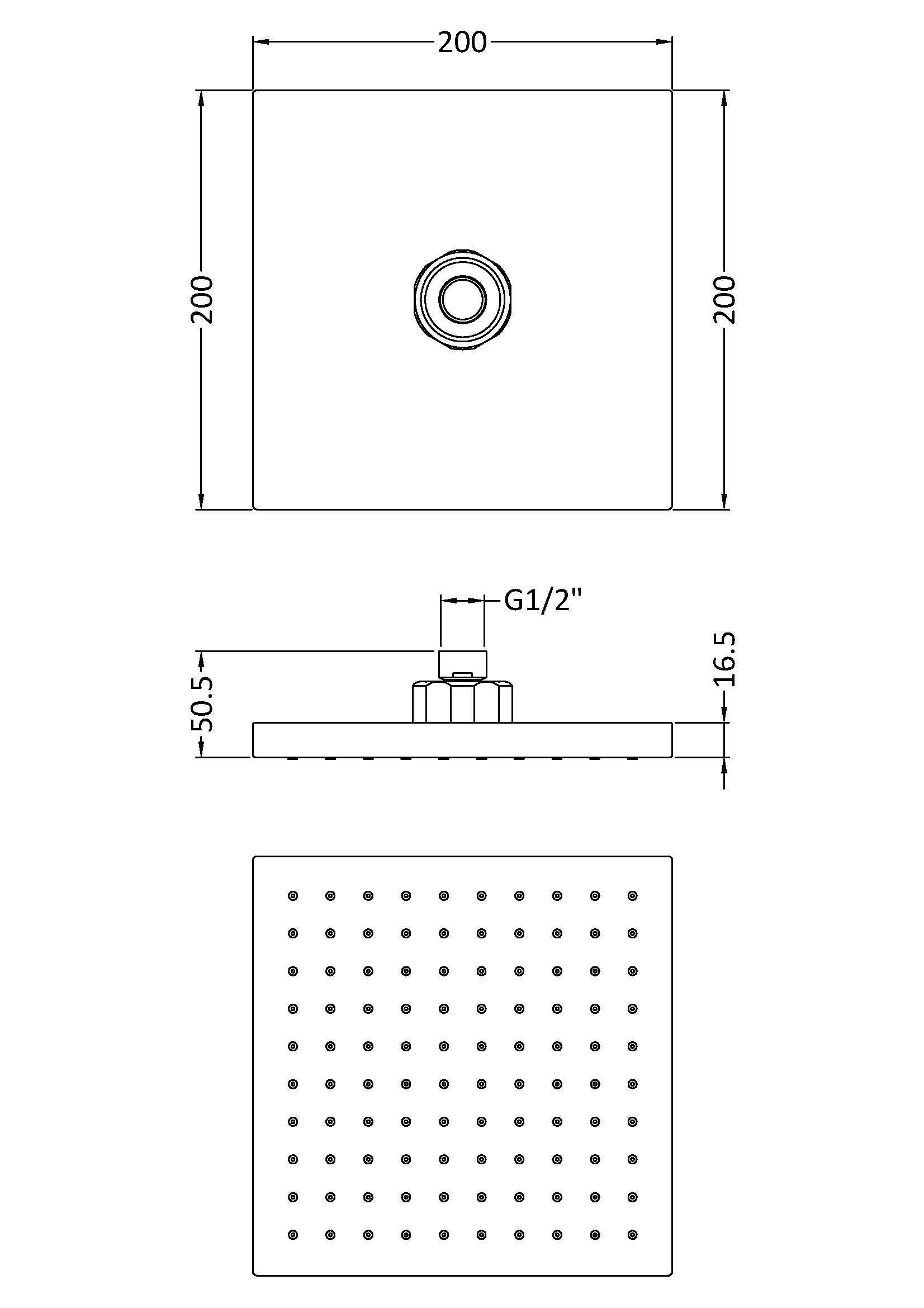 Shower Heads Fixed Head – Mersey Bathrooms Ltd