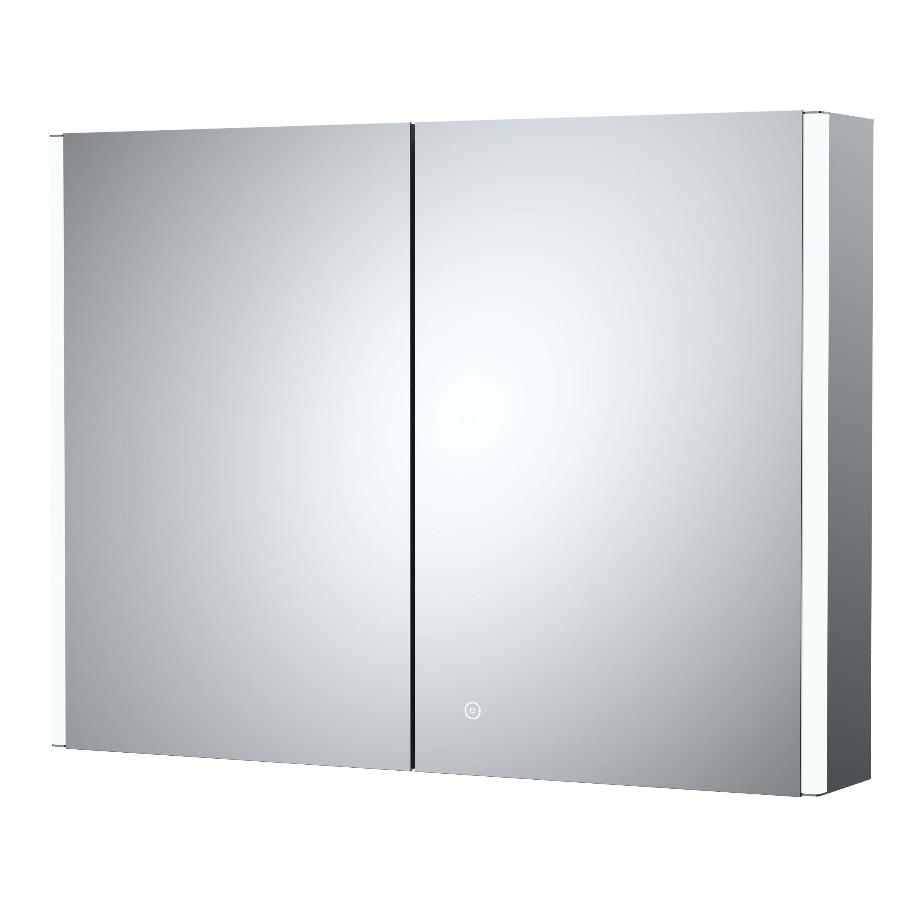 Leda 800mm Mirror Cabinet – Mersey Bathrooms Ltd