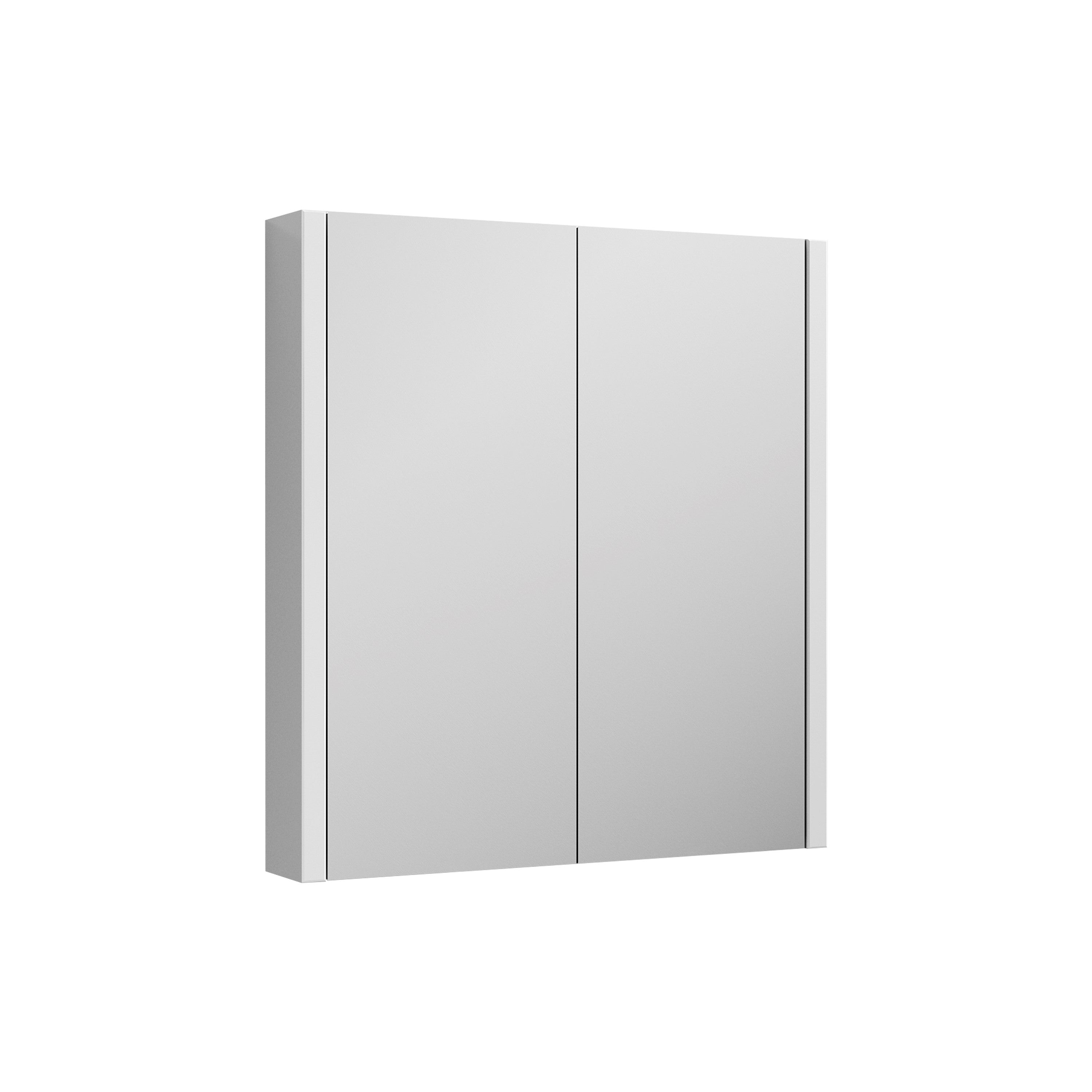 Eden Wall Hung 2 Door Mirror Cabinet 600mm – Mersey Bathrooms Ltd