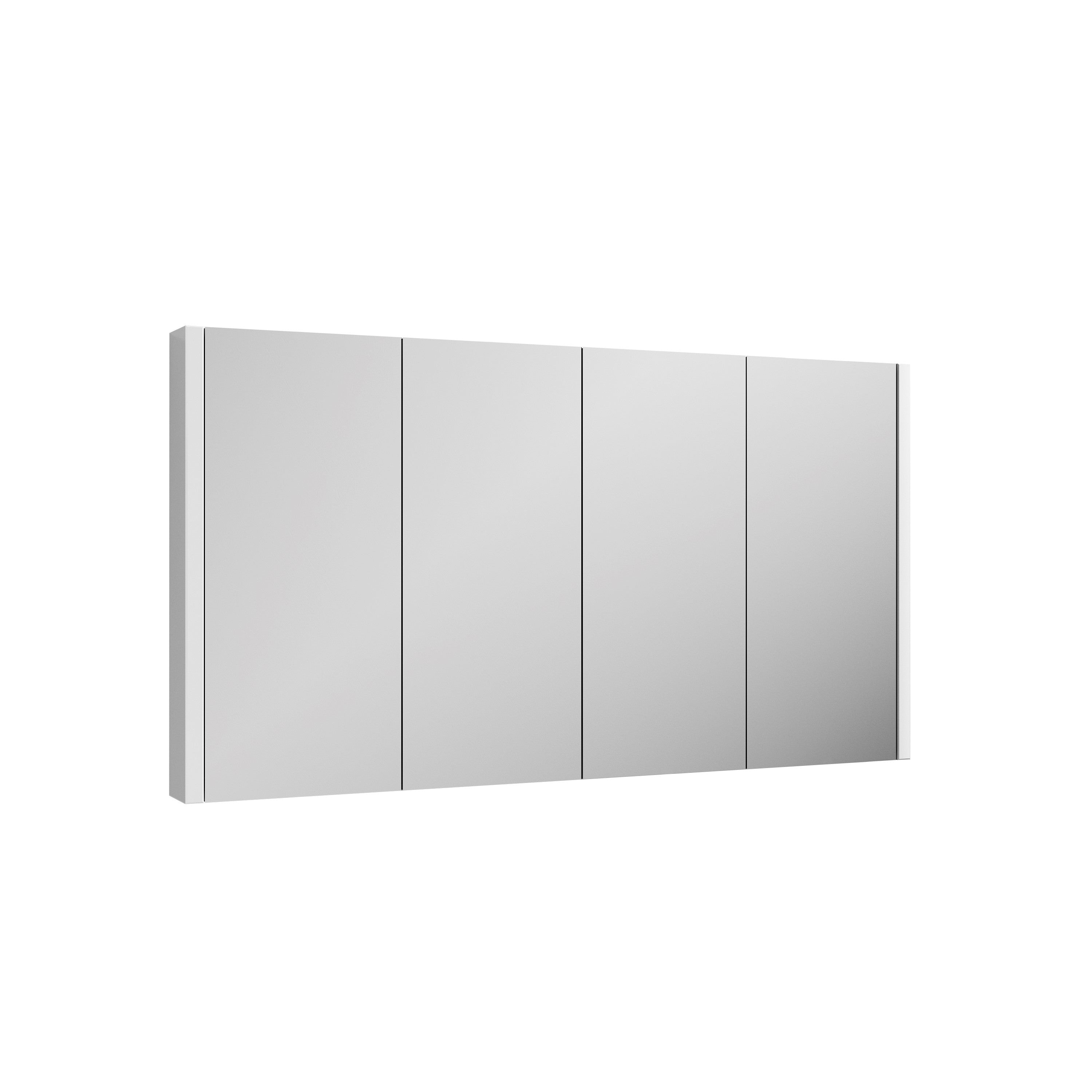 Eden Wall Hung 4 Door Mirror Cabinet 1200mm – Mersey Bathrooms Ltd