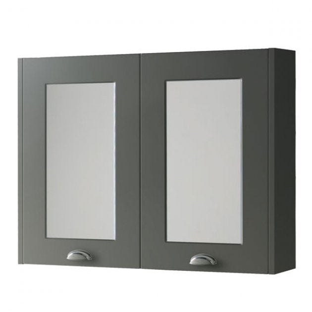 Kartell Astley 2-Door Mirror Cabinet 800mm – Mersey Bathrooms Ltd
